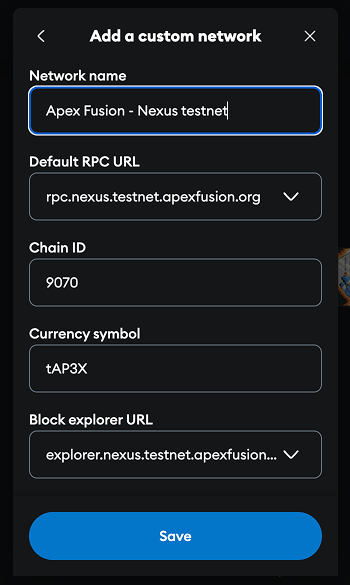 Apex Fusion Developer Portal